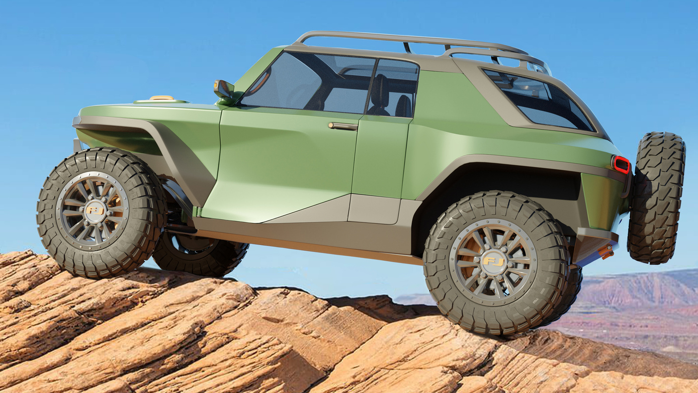 Toyota FJ LandCruiser goes electric ... as a 2030 concept - EV Central