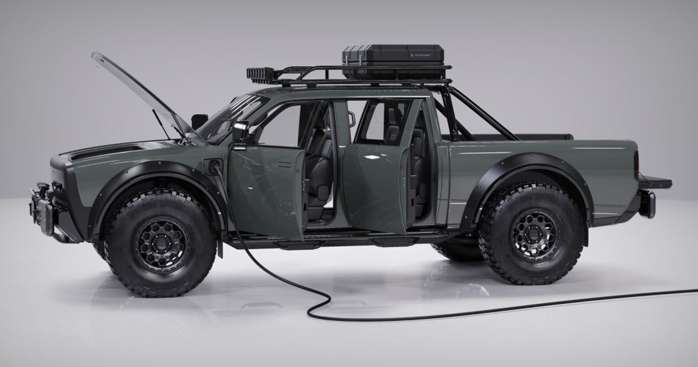 Alpha EV ute gets dual-cab treatment with Superwolf - EV Central