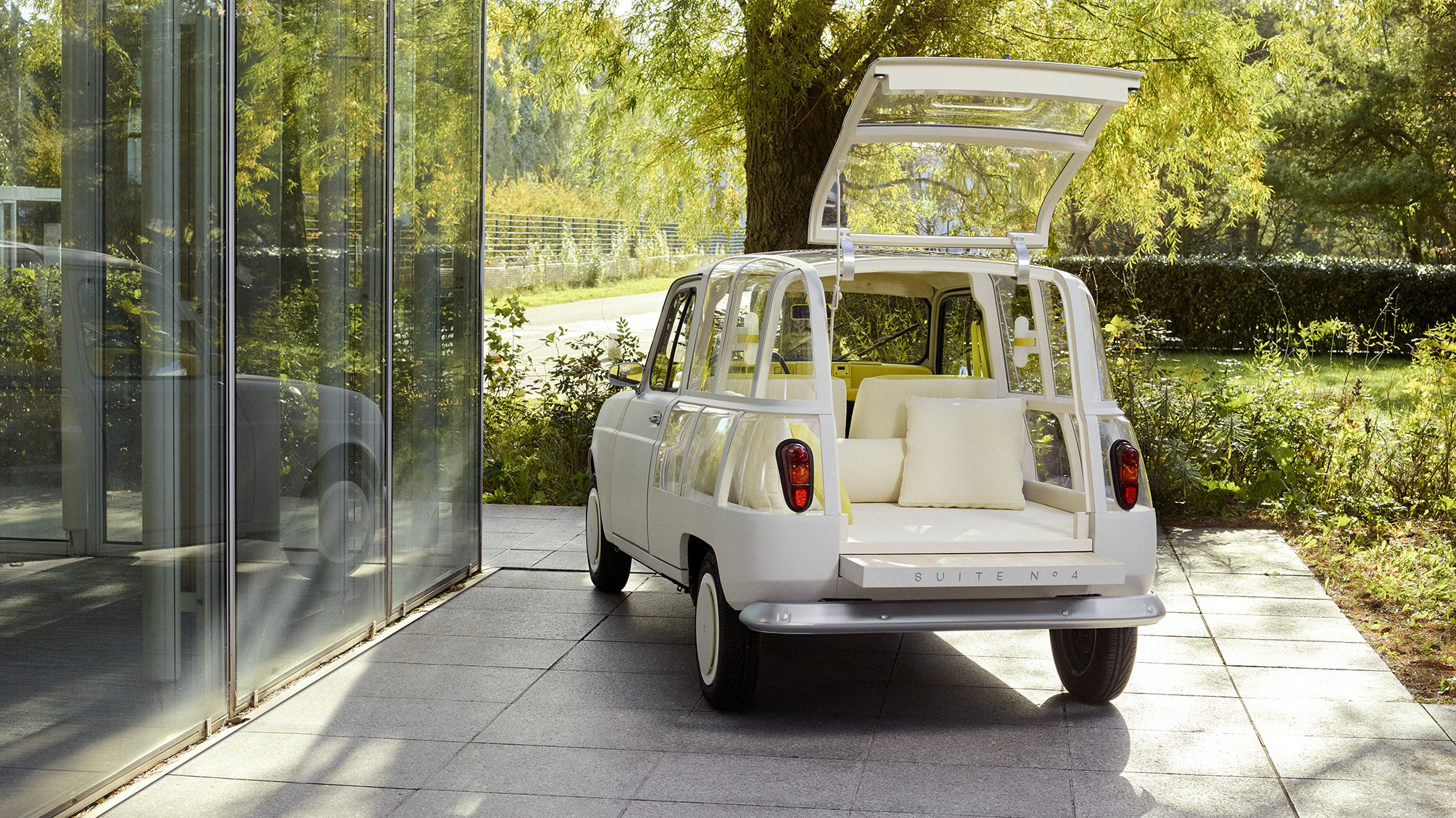 Electric Renault 4 powered by transparent solar panels - EV Central