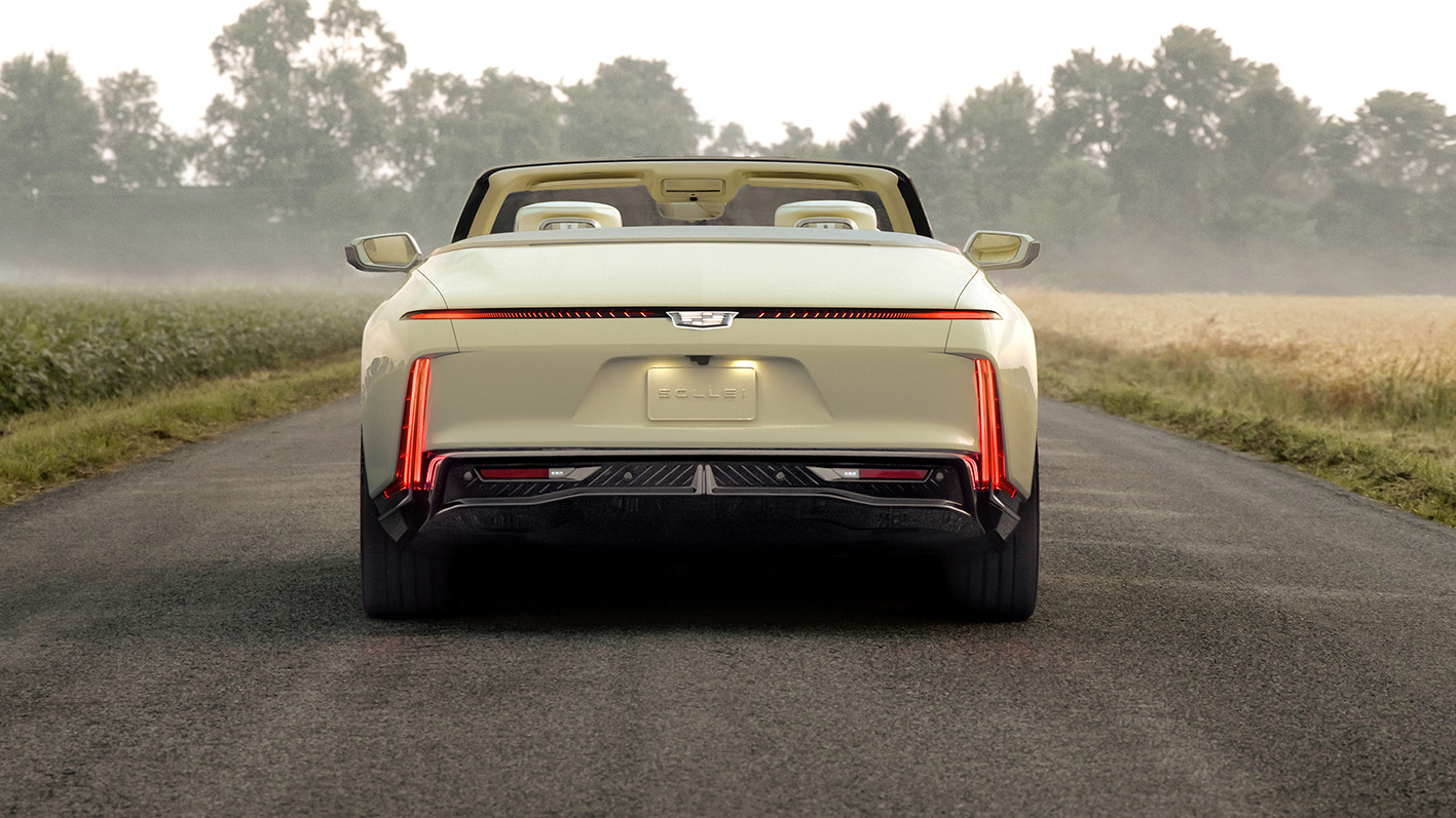 Drop-top gorgeous! Cadillac reveals electric Sollei Concept ahead of US ...