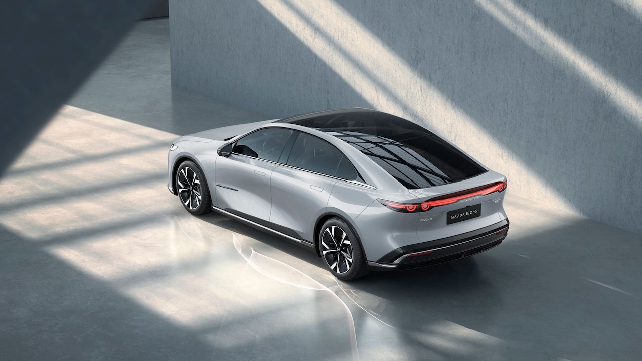 Mazda shows 6e EV sedan that could land in Australia in 2026 to battle ...