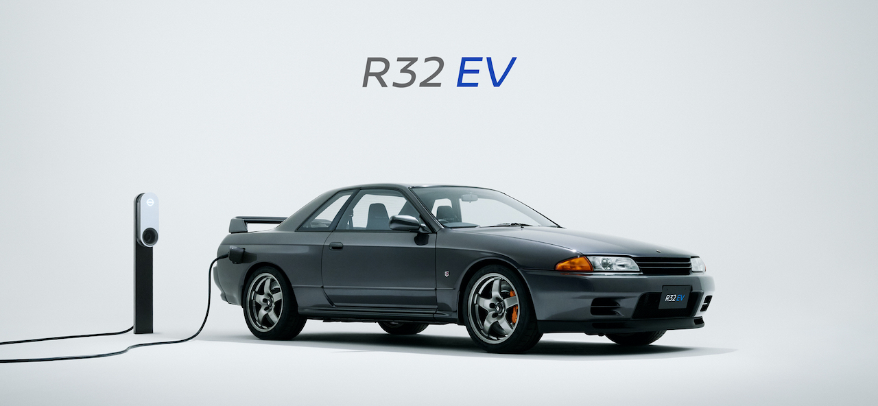 Oh my Godzilla! Nissan has electrified an iconic R32 Skyline GT-R - EV ...
