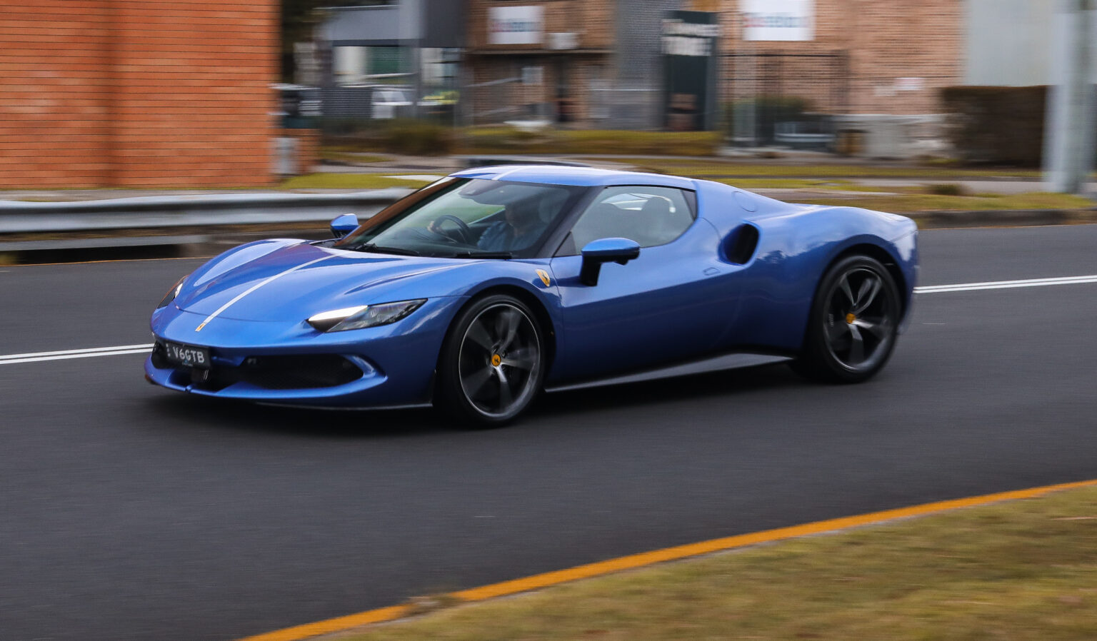 2025 Ferrari 296 GTB Review: Flat-out in EV mode in a ballistic V6 hybrid Italian supercar - EV ...