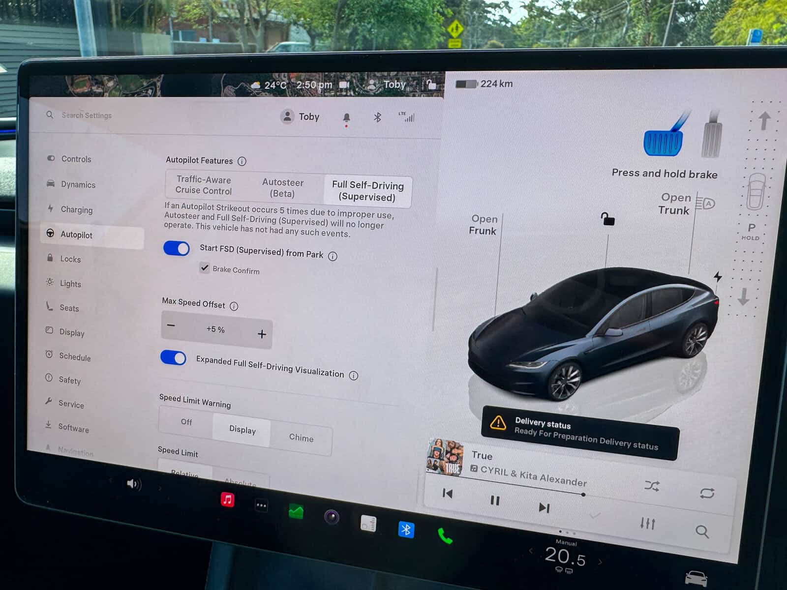 Tesla Full Self Driving is now live in Australia: HW4 Tesla Model 3 and ...