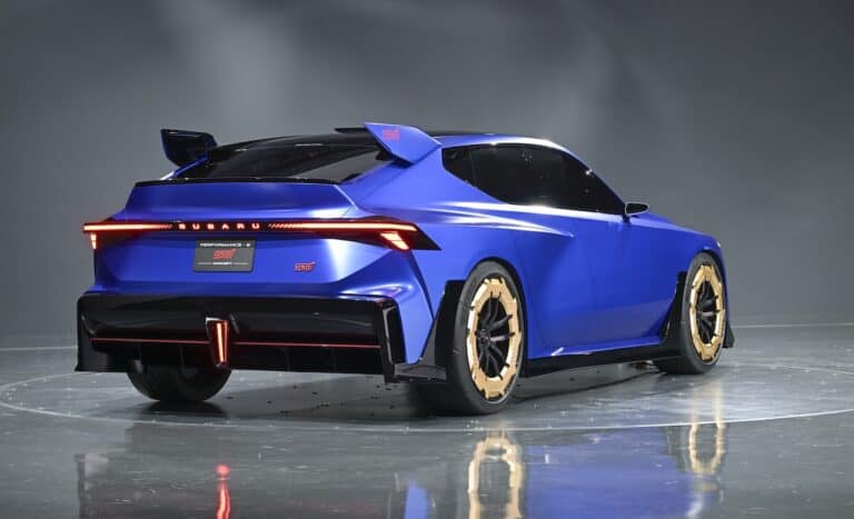Subaru unveils electric WRX! Performance-E STI EV concept prepares ...
