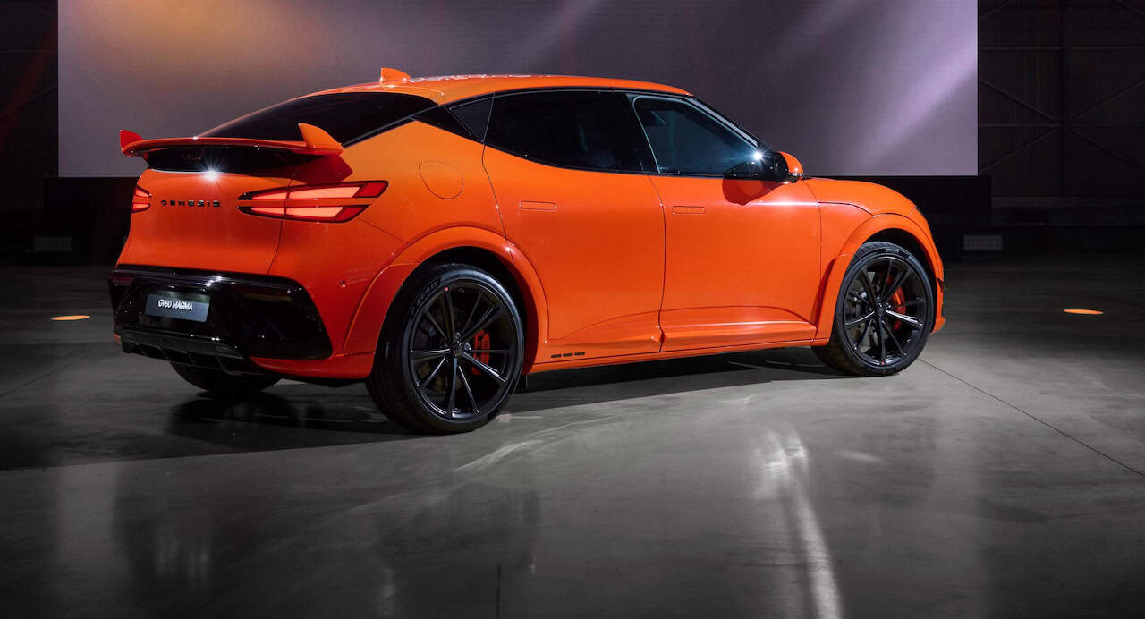 Production 478kW Genesis GV60 Magma revealed: Boiling hot electric ...