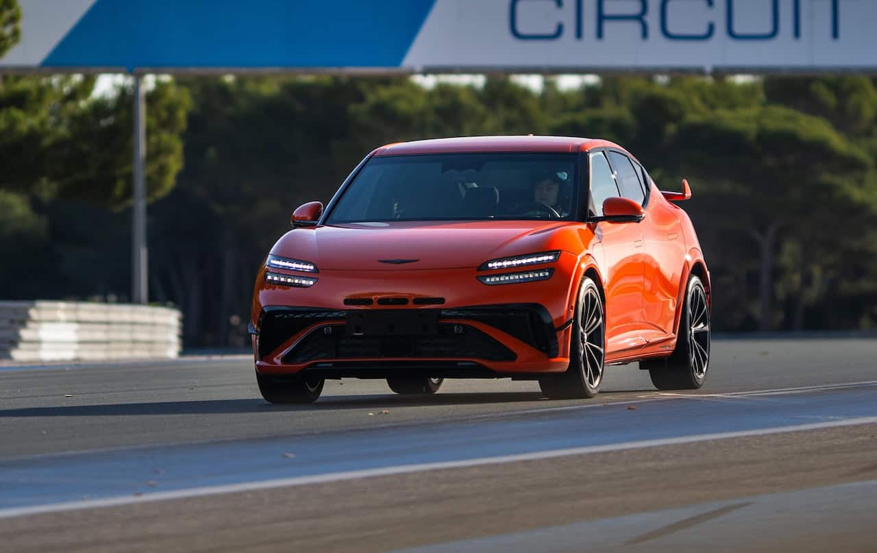 Production 478kW Genesis GV60 Magma revealed: Boiling hot electric ...